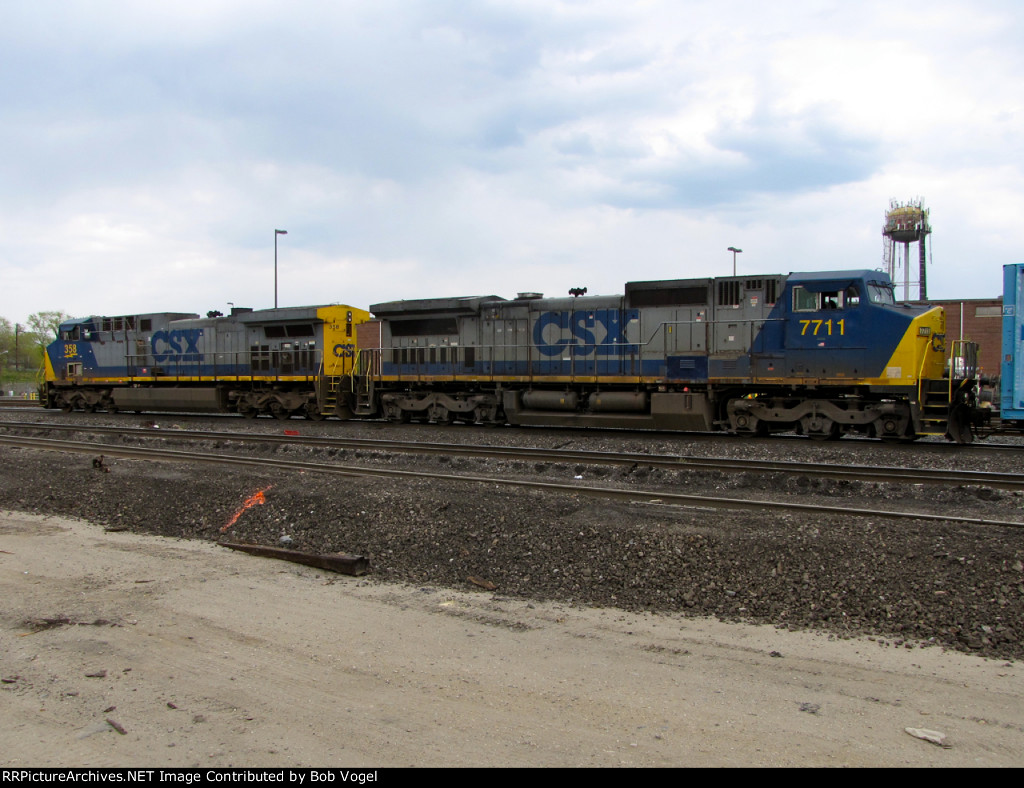 CSX 7711 and 358